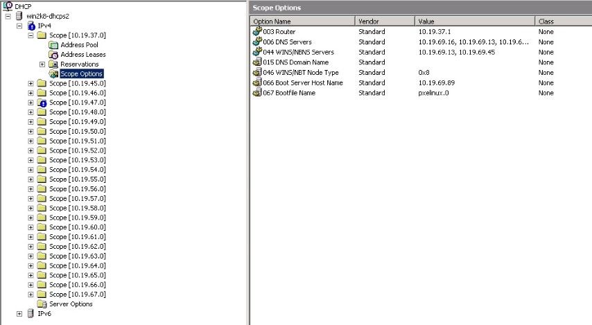 How to set dhcp to distribute to more than 1 scope - Management, Networking, Logging and ...